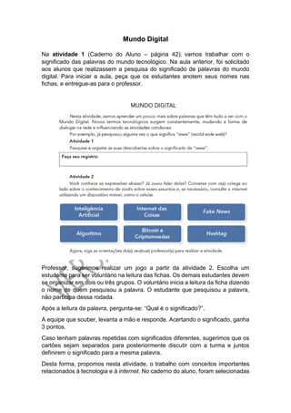 tecnologia e inovação para professor fundamental | PDF