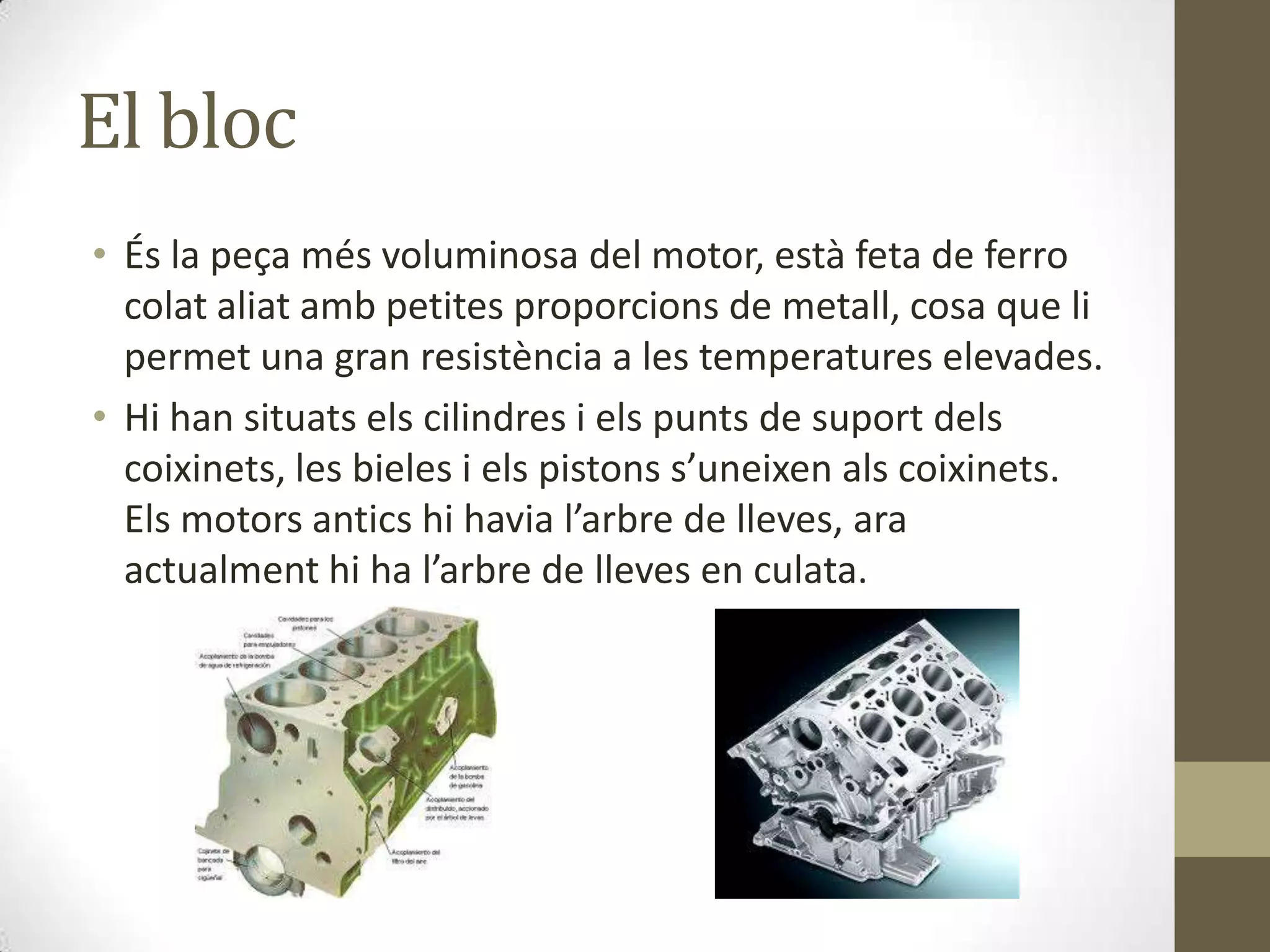 Tecnologia parts d'un motor d'explosió | PPTX