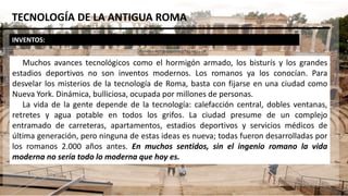 Tecnologia romana (GRUPO 5) | PDF