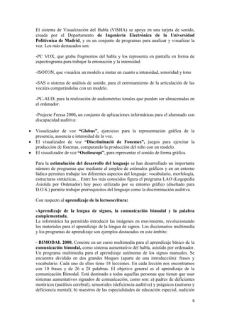 Tecnologias de ayuda y discapacidad sensorial | PDF