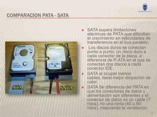 Tecnologias pata, sata y scsi | PPTX
