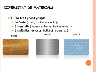 Classificació general dels materials | PPTX