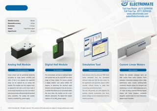 Tecnotion Iron Core and Ironless Linear Motor Series | PDF