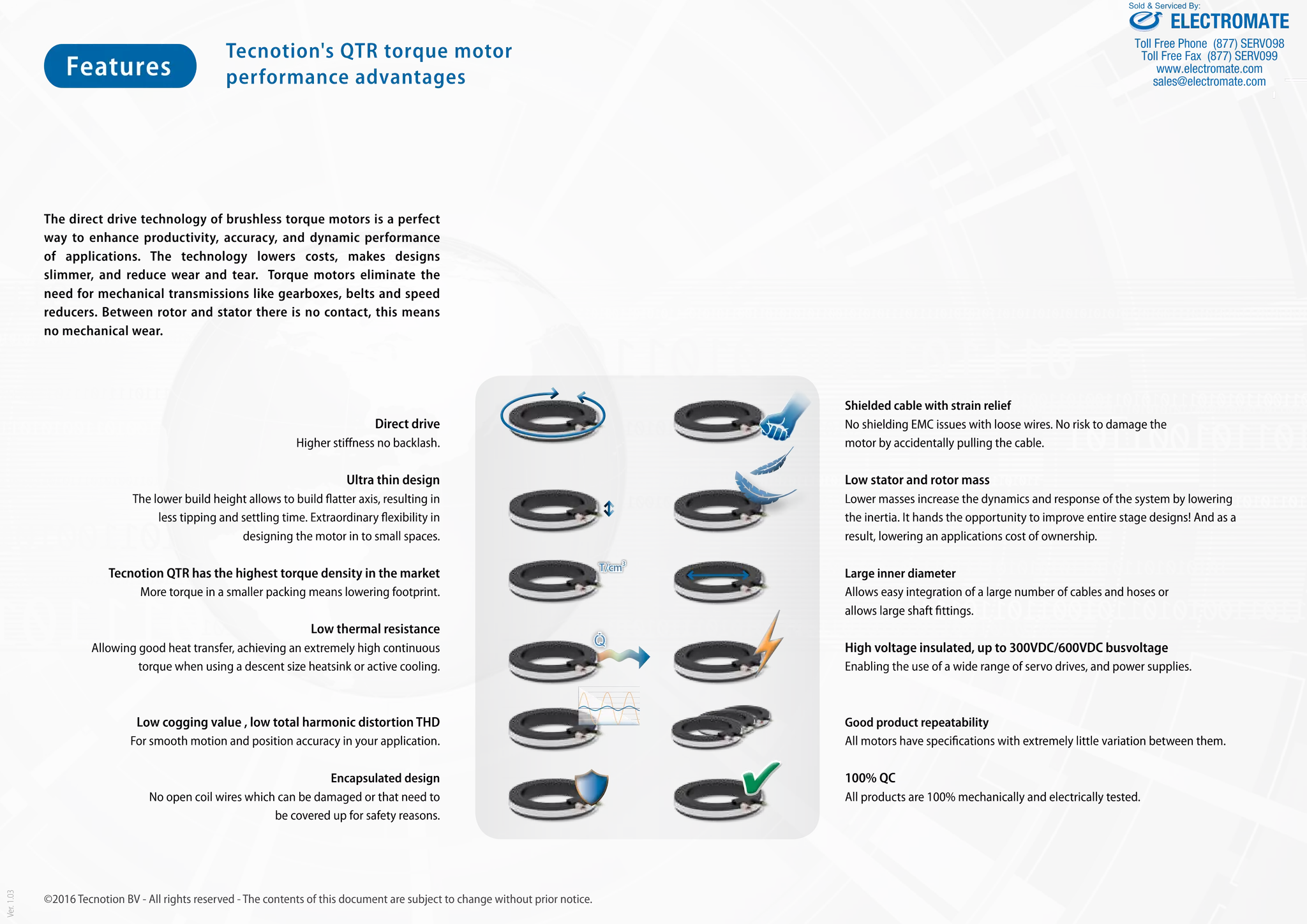 Tecnotion Frameless Torque Motor Series | PDF