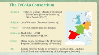 TeCoLa project: Pedagogical differentiation through telecollaboration ...