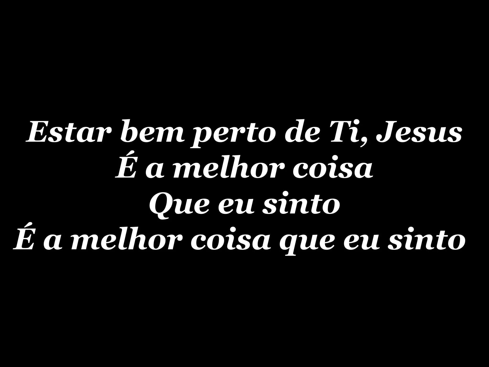 Te Conhecer Jesus | PPT
