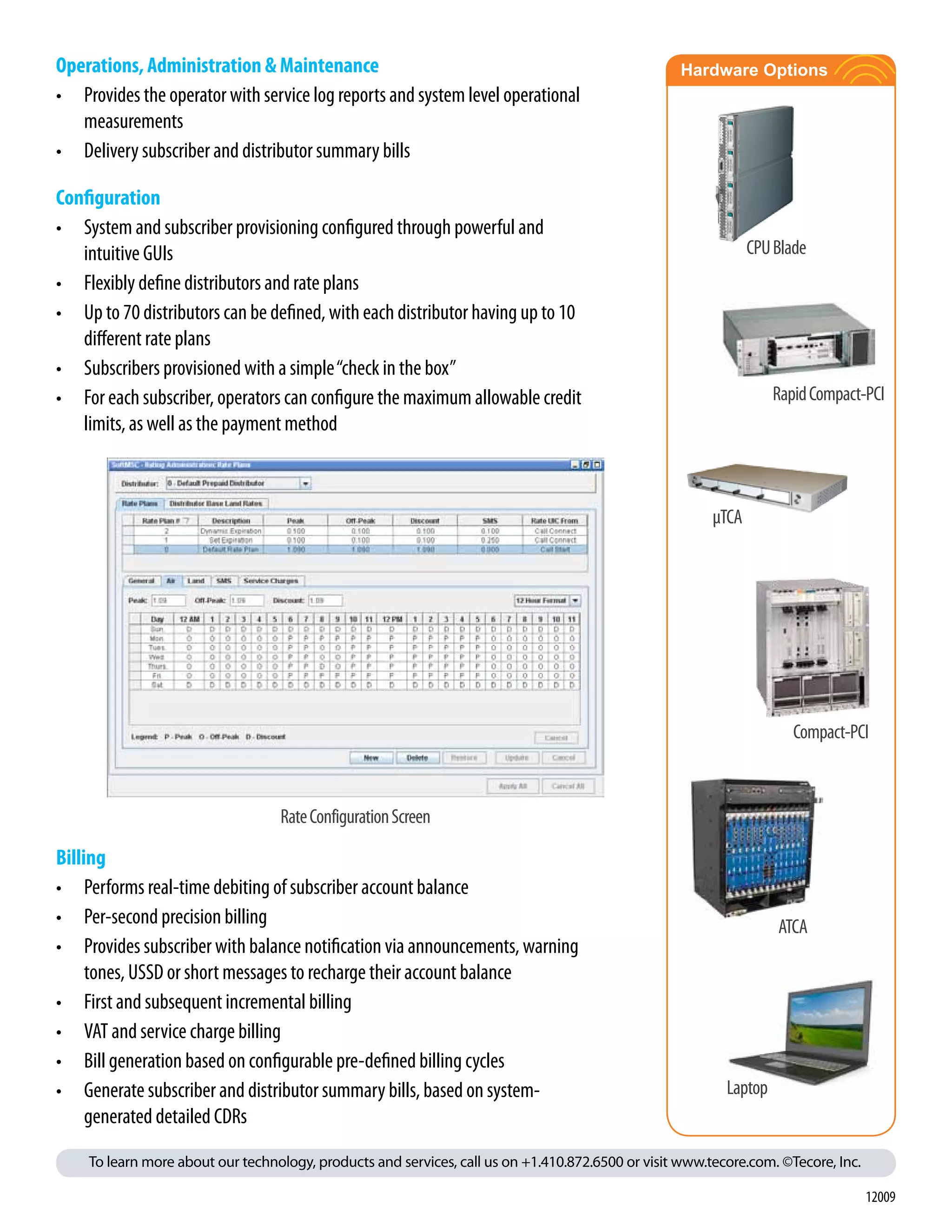 Tecore networks icoreprepaidgateway | PDF