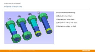TECOSIM project: Automatic bolt generator for crash simulations | PPT
