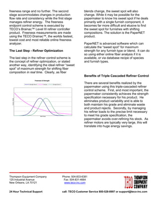 TECO Products for Pulp & Paper Industry | PDF