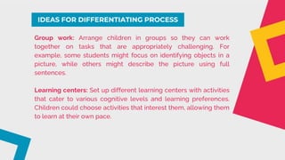 TEC Pre-primary _ Differentiation.pptx V1 | PPT