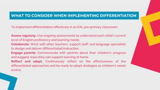 TEC Pre-primary _ Differentiation.pptx V1 | PPT