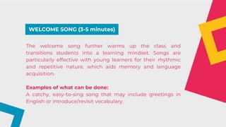 TEC Pre-primary The Stages of a Lesson PPT | PPTX