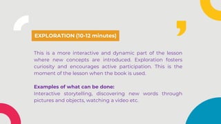 TEC Pre-primary The Stages of a Lesson PPT | PPTX