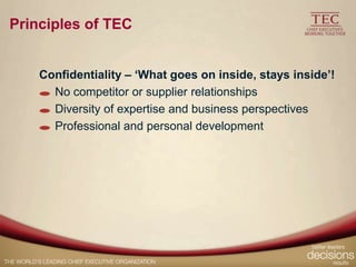 Tec Presentation | PPT | Business Expos & Conferences | Events