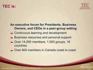 Tec Presentation | PPT | Business Expos & Conferences | Events