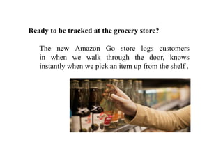 ppt on Amazon Go | PPTX