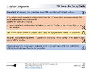 Tec setup guide 5182H | PDF