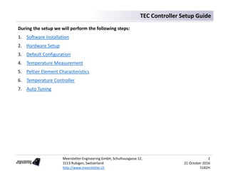 Tec setup guide 5182H | PDF