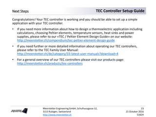 Tec setup guide 5182H | PDF