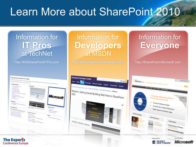 TEC2010 SharePoint 2010 Upgrade | PPT