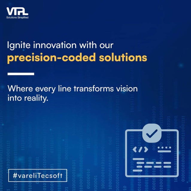 Ignite innovation with our precision-coded solutions | VTPL | PDF