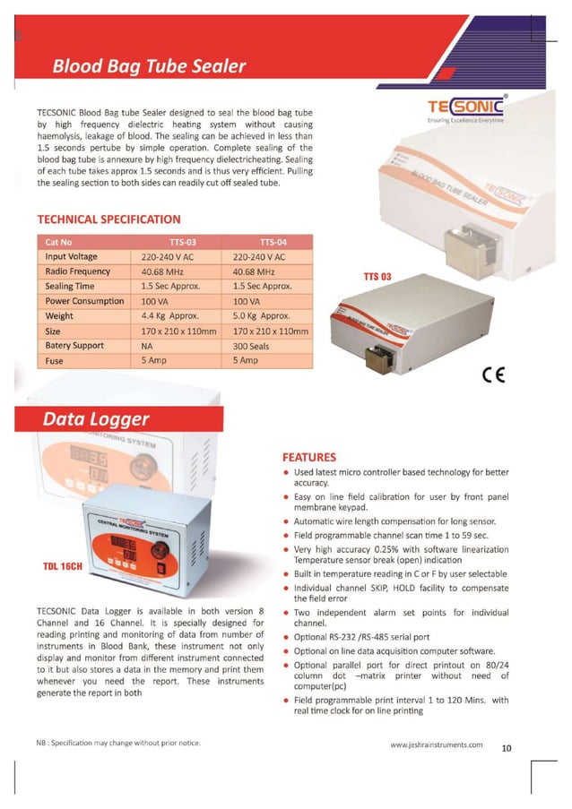 Blood Bank Instruments | PDF | Manufacturing Industry | Industries