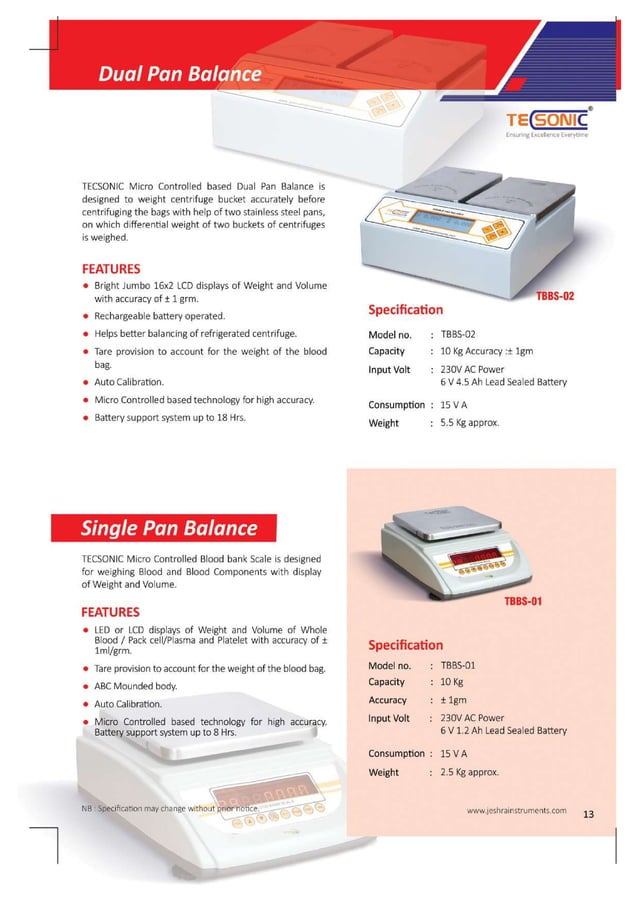 Blood Bank Instruments | PDF | Manufacturing Industry | Industries