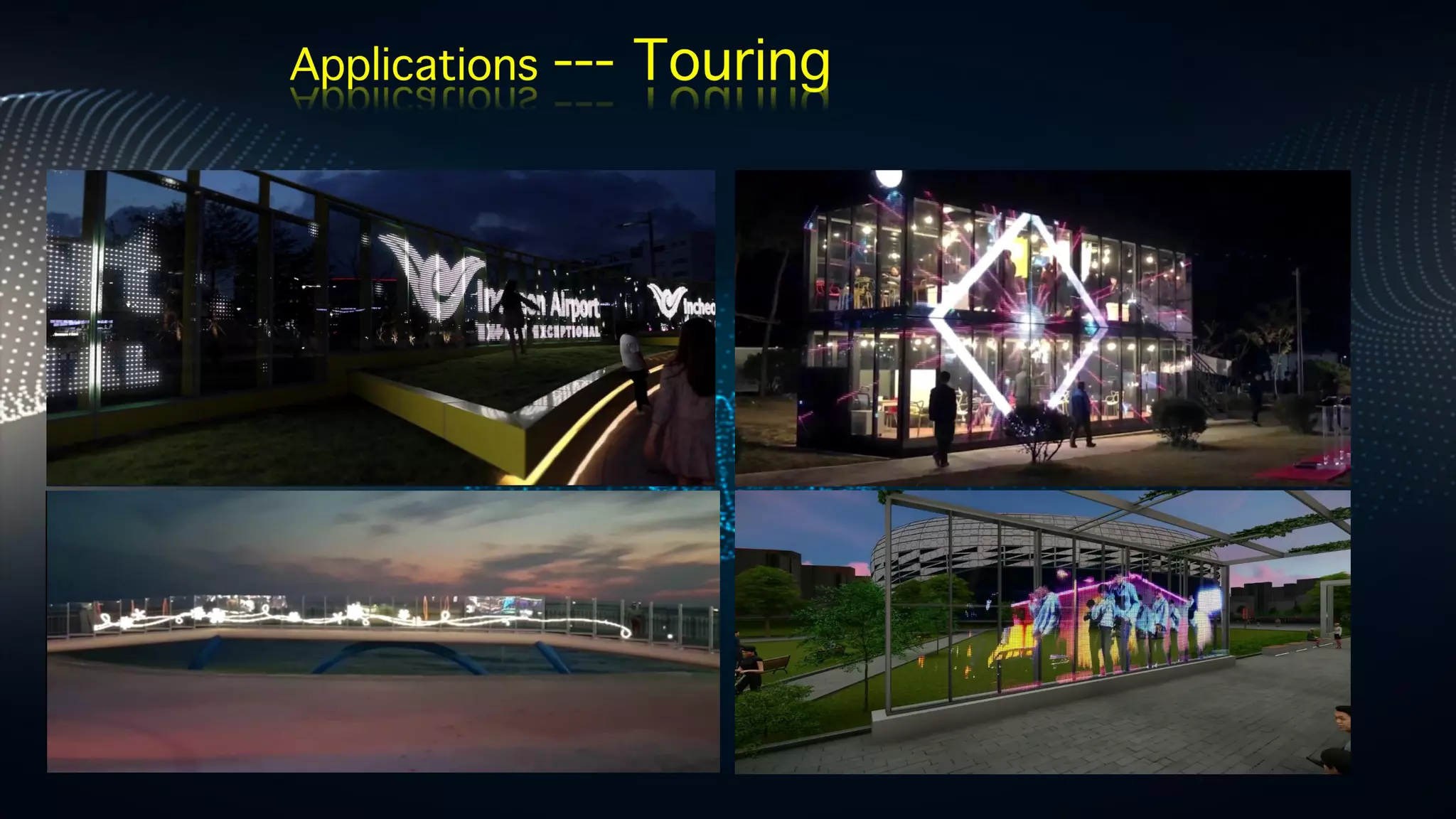 TEC Stickit series film led media displays features, soft, invisible ...