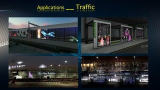 TEC Stickit series film led media displays features, soft, invisible ...