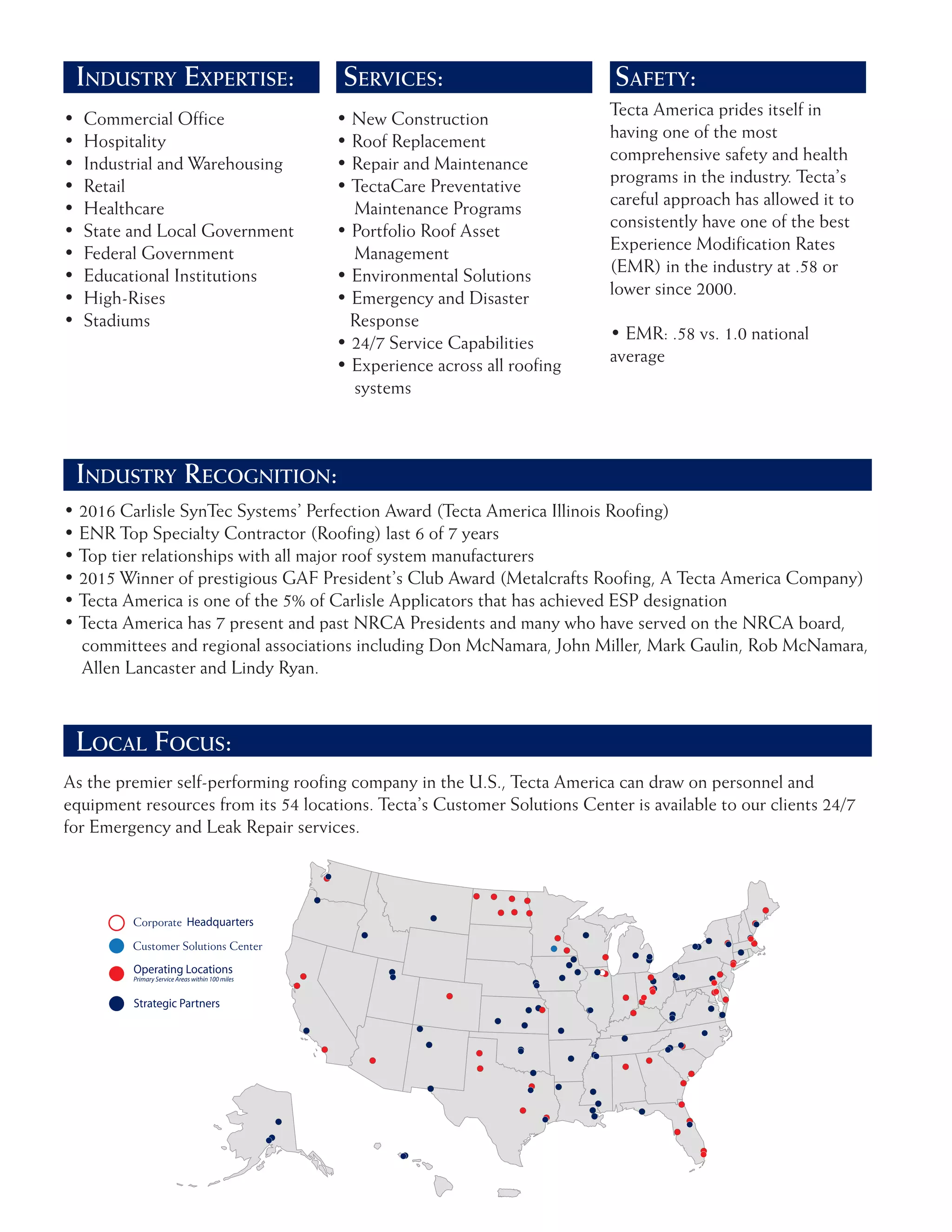 Tecta America Corporate Profile 2017 | PDF