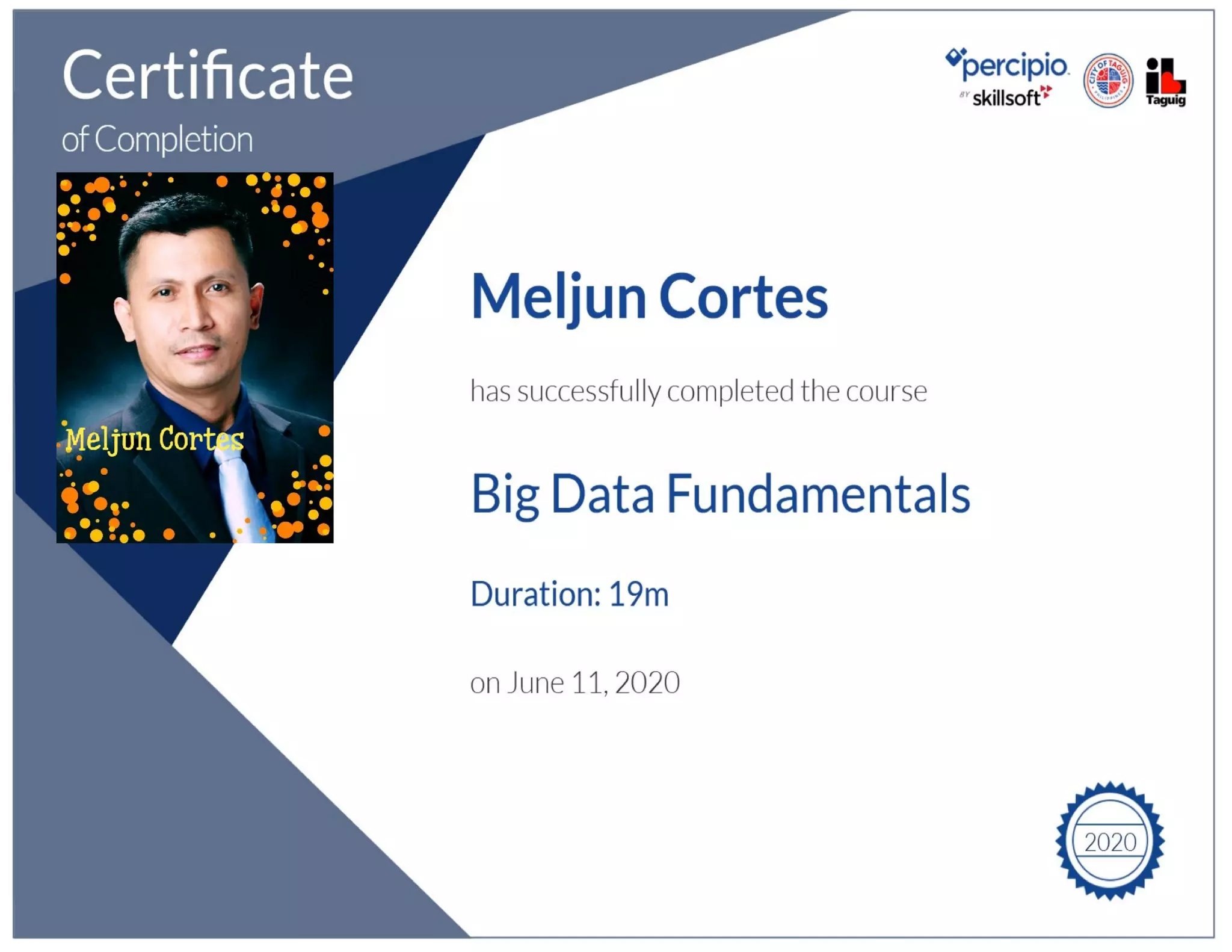 SKILL SOFT Tectoc certificate_big_data_fundamentals | PDF