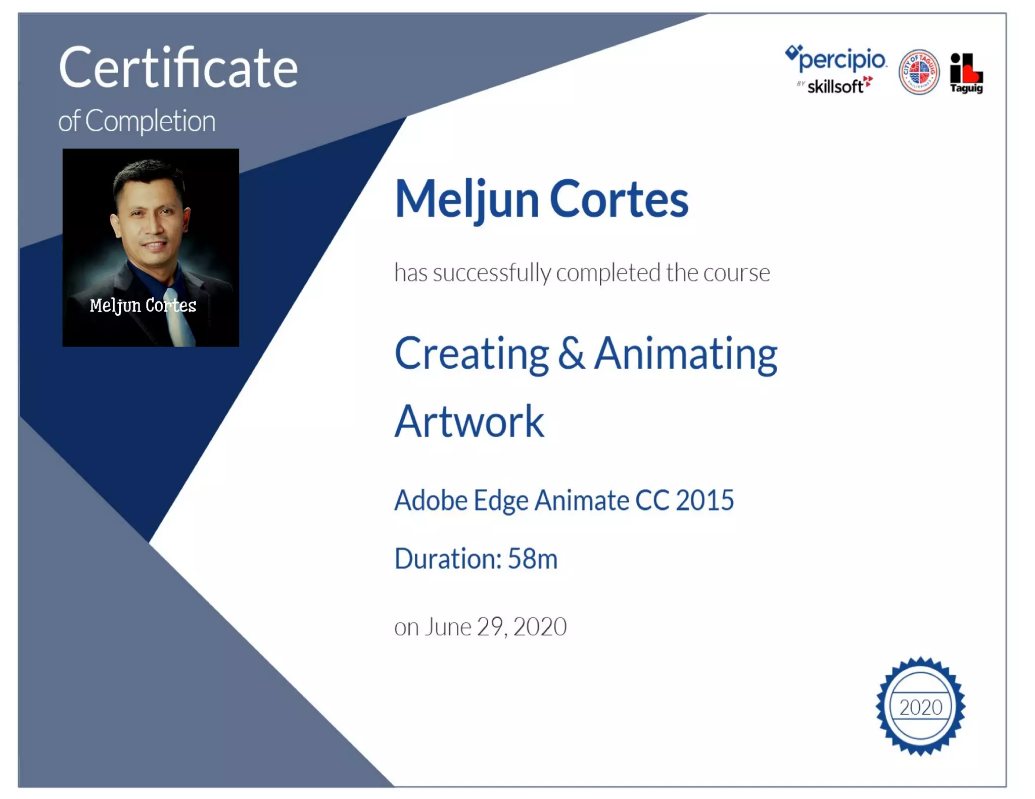 SKILL SOFT Tectoc certificate_digital_arts_creating_animating_artwork | PPT