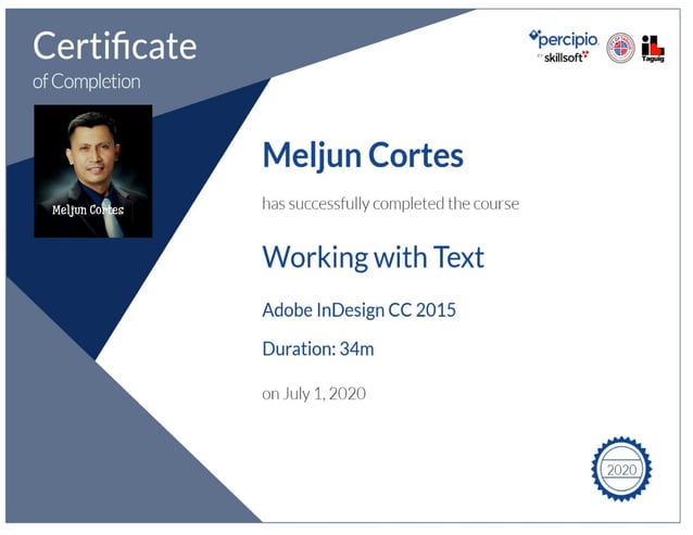 SKILL SOFT Tectoc certificate_digital_arts_working_text | PPT SKILL SOFT Tectoc certificate_digital_arts_working_text | PPT