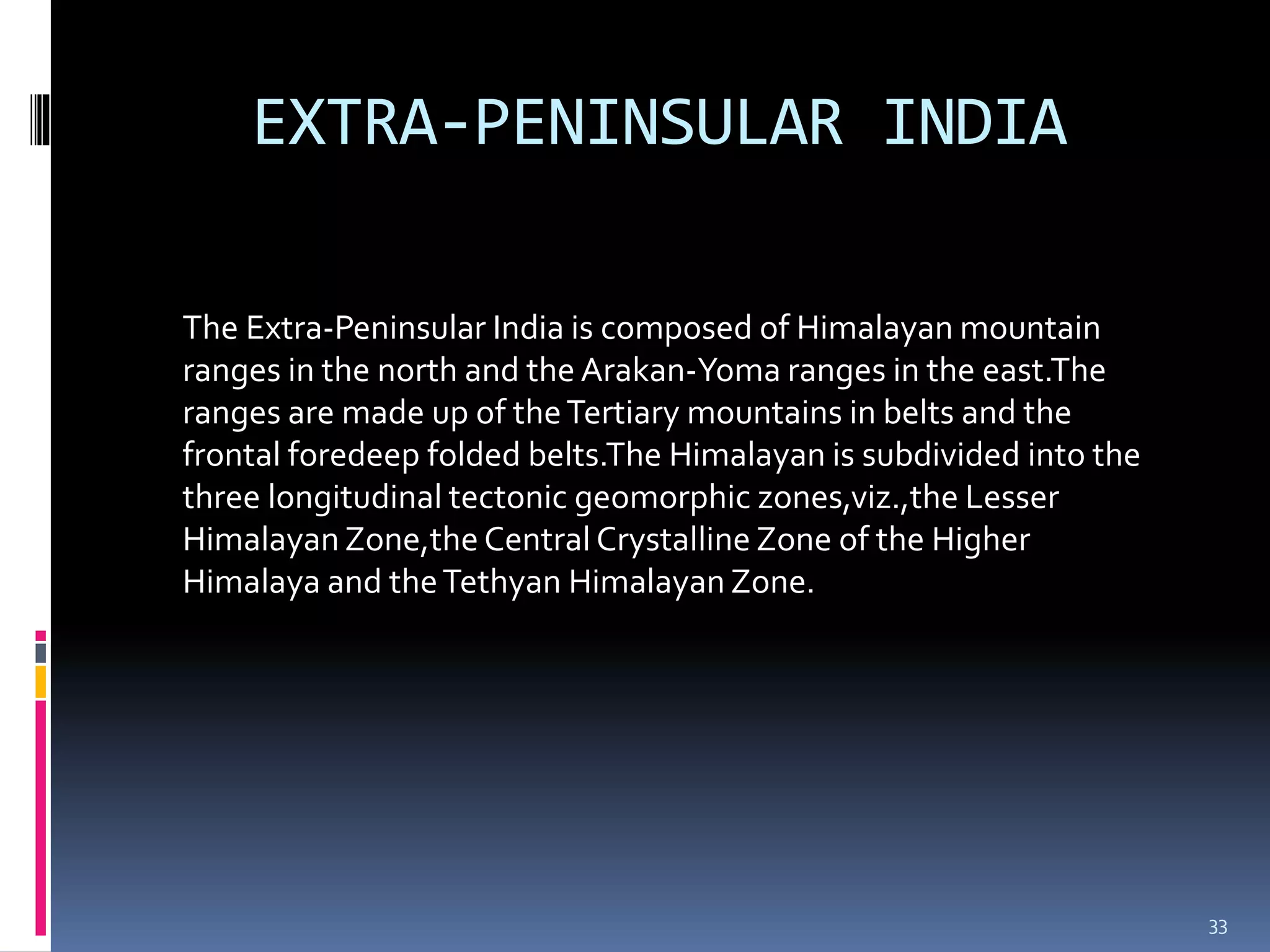 Tectonc framework of india | PPTX