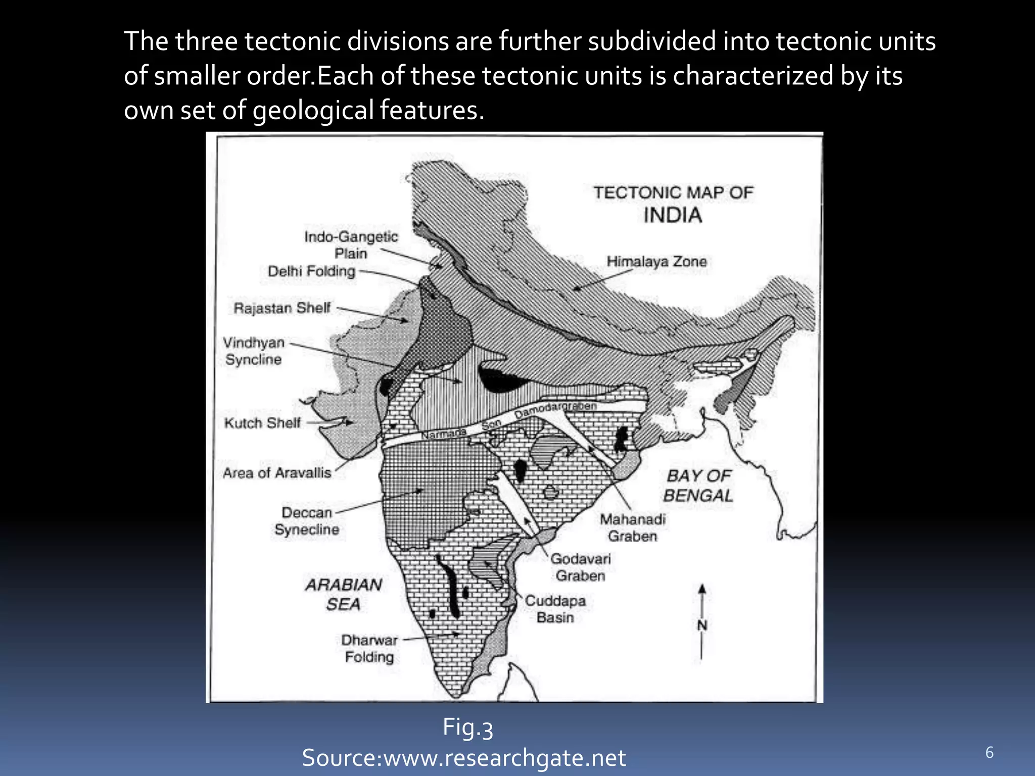 Tectonc framework of india | PPTX
