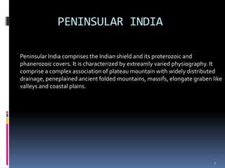Tectonc framework of india | PPTX