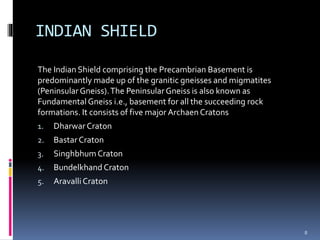 Tectonc framework of india | PPTX