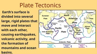 TECTONIC PLATE MOVEMENTS WITH IT BOUNDARIES GRADE 10 SCIENCE | PPTX