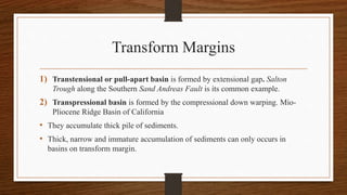 Tectonic control of sediments | PPTX