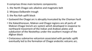 Tectonic Elements of Pakistan | PPTX