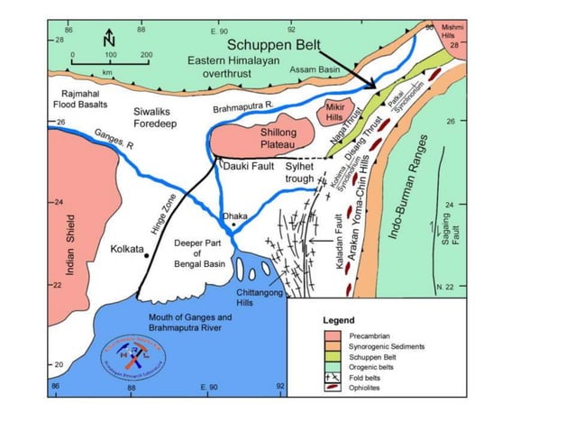 Tectonic Framework Tectonic Framework of Bengal Basin.pptx | Geology ...