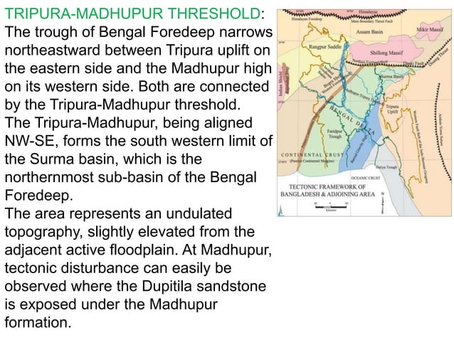 Tectonic Framework Tectonic Framework Of Bengal Basinpptx Geology Science