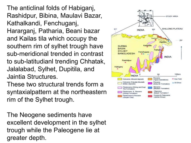 Tectonic Framework Tectonic Framework Of Bengal Basinpptx Geology Science