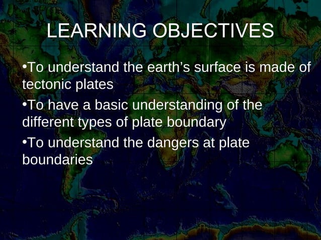 Tectonic Hazards Unit Intro | PPT | Geography | Science