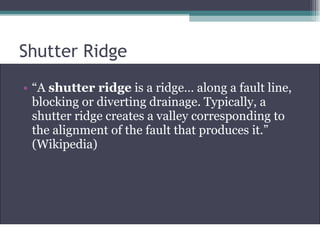 Tectonic Map Features | PPT