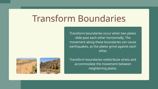Tectonic Plates Science Educational Presentation in Green and Brown ...