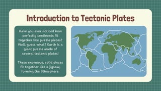 Tectonic Plates Science Educational Presentation in Green and Brown ...