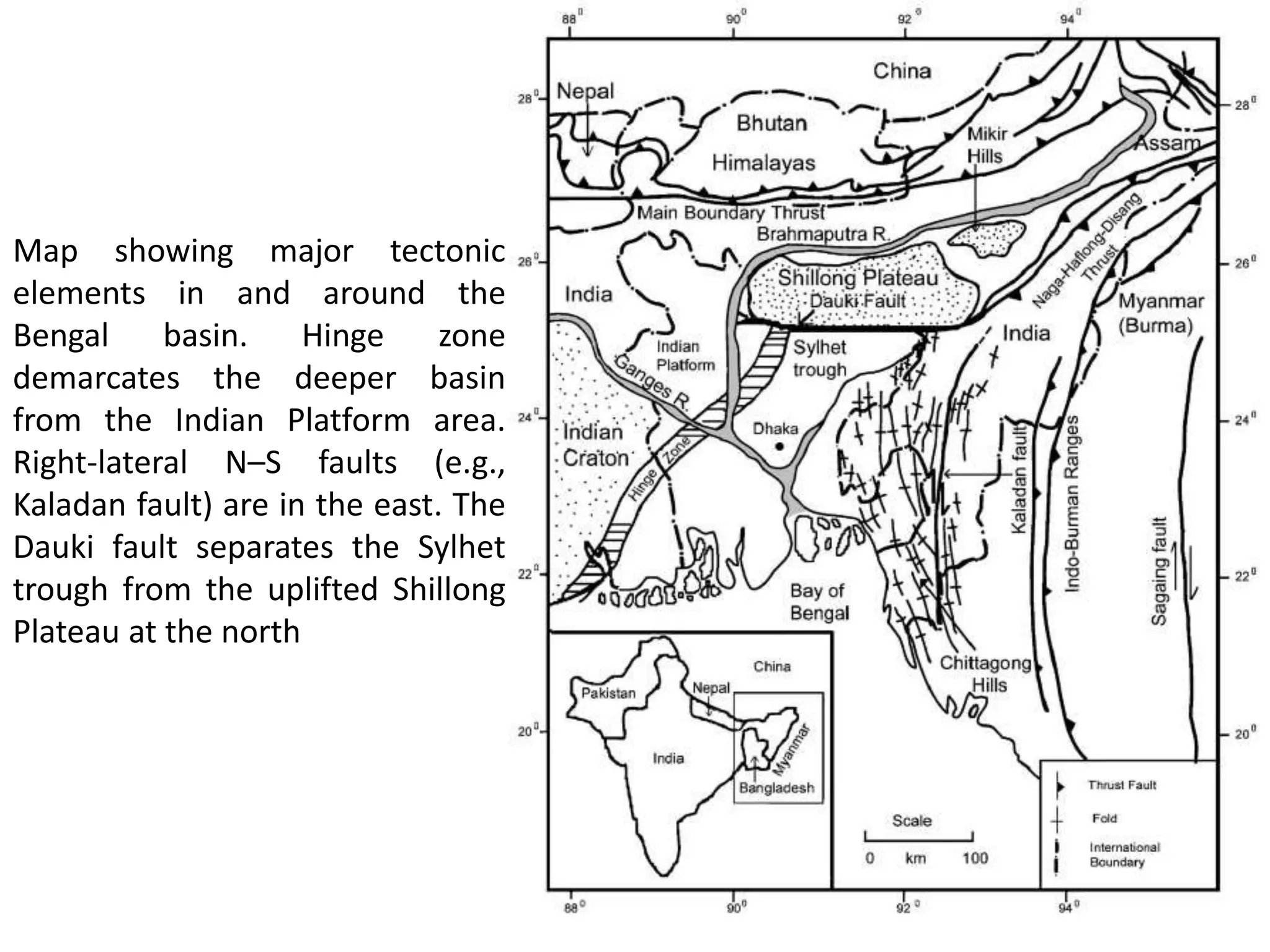 Tectonics of bengal basin or Bangladesh | PPTX