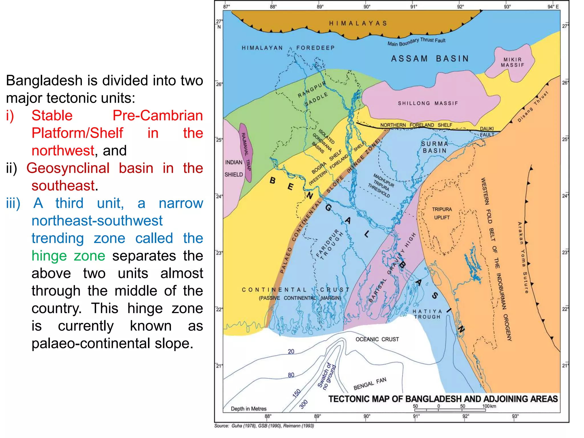 Tectonics of bengal basin or Bangladesh | PPTX