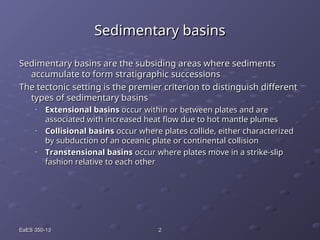 Tectonics & Sedimentation concepts and processes.ppt